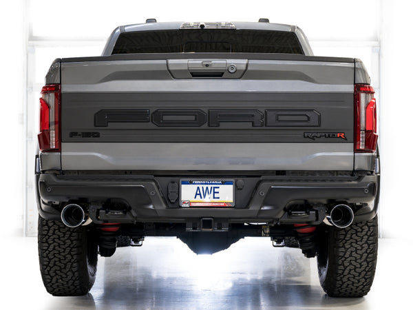 AWE Gen 3 Raptor R SwitchPath Exhaust - Chrome Silver Tips – umstuning.com